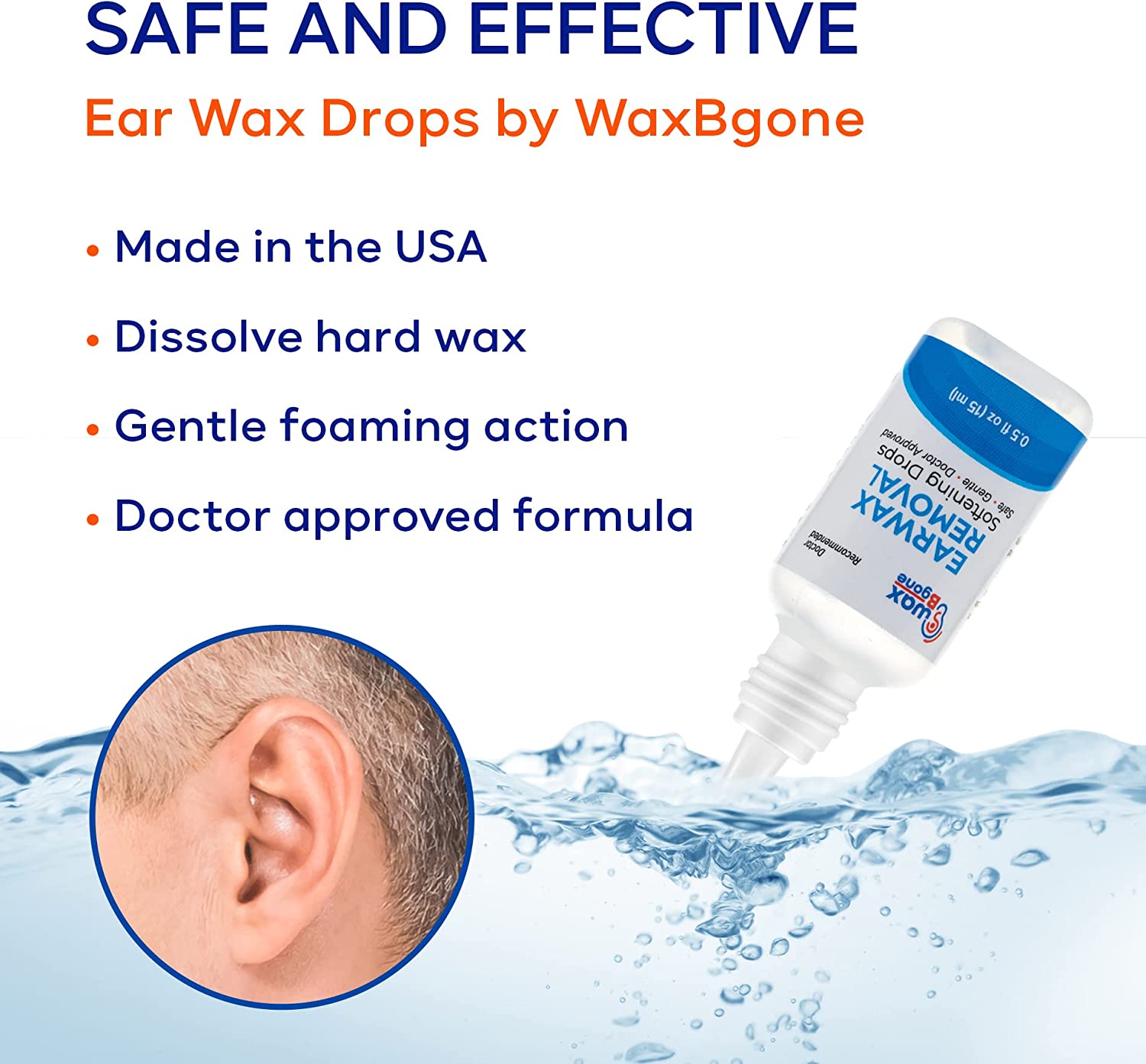WaxBgone Earwax Softening Drops - waxbgone